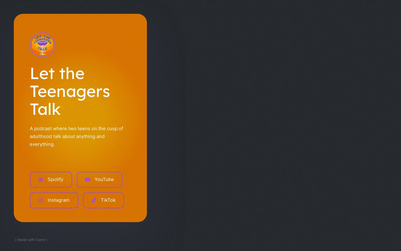 Let The Teenagers Talk